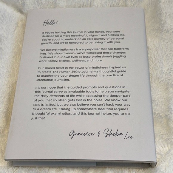 Other | The Human Being Journal Jilly Box Spring 225 Mahara Mindfulness ...